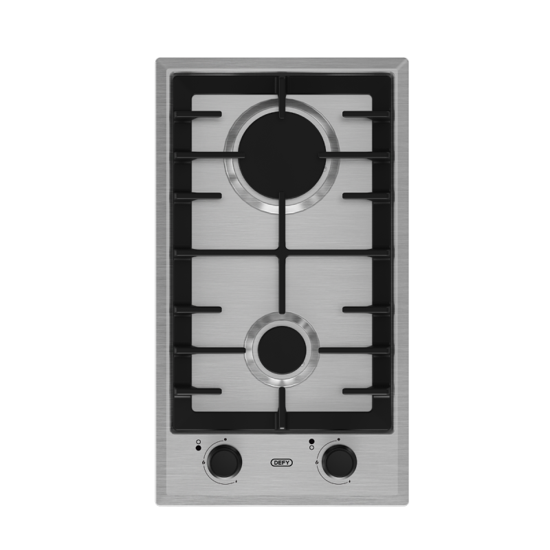 Defy DHG134 300mm Stainless Steel 2 Plate Gas Hob
