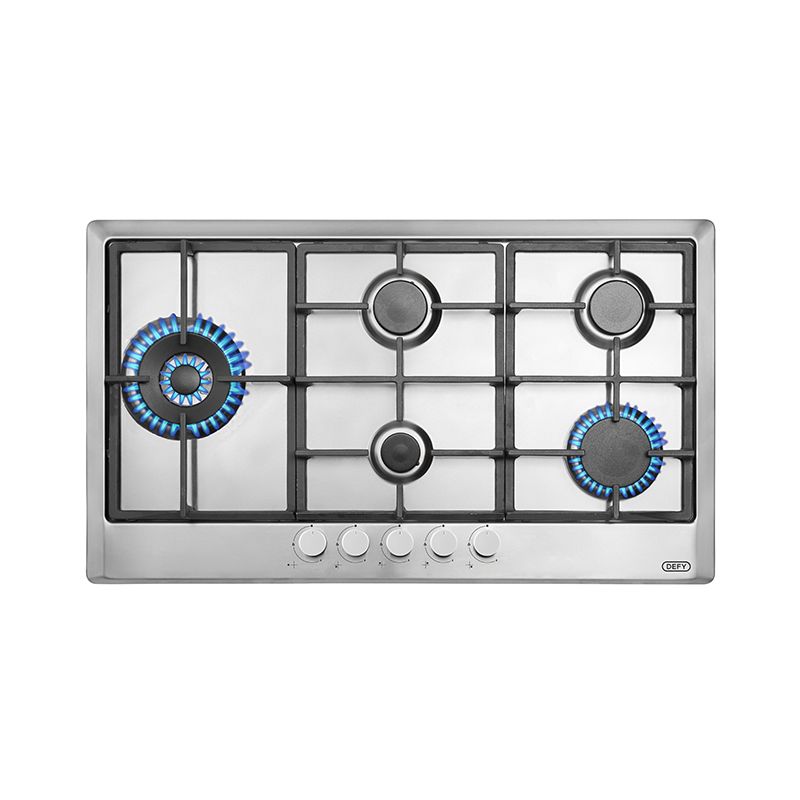 Defy DHG128 900mm Black 5 Plate Gas Hob
