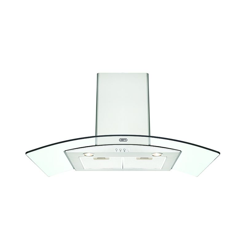 Defy DCH321 900mm Stainless Steel Premium Curved Glass Extractor