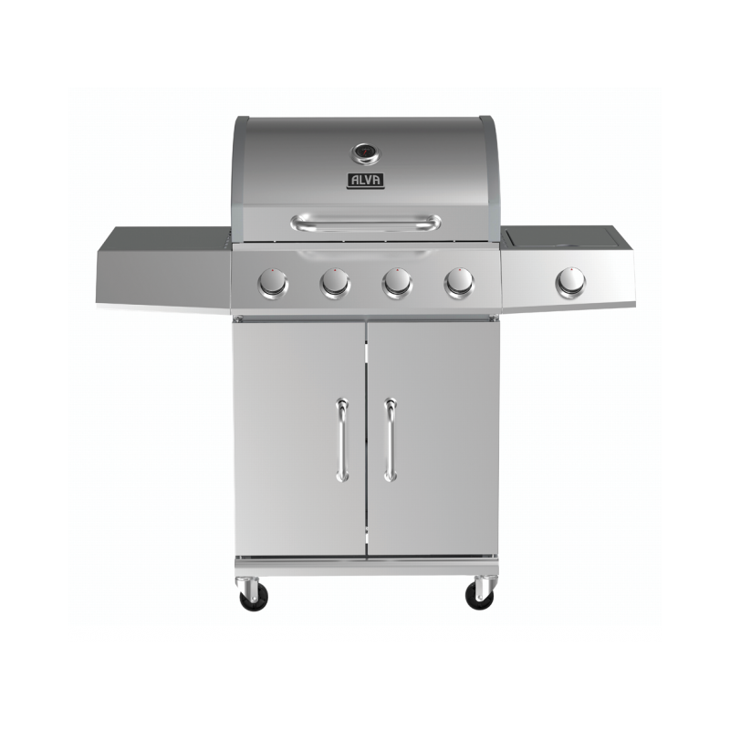 Alva Kalahari 4 Burner Gas Stainless Steel Braai - GSS4B01