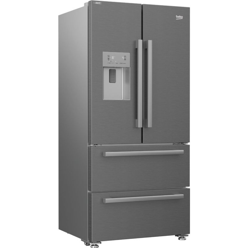 Beko 605L Side by Side Fridge with Automatic Ice Maker and Water ...